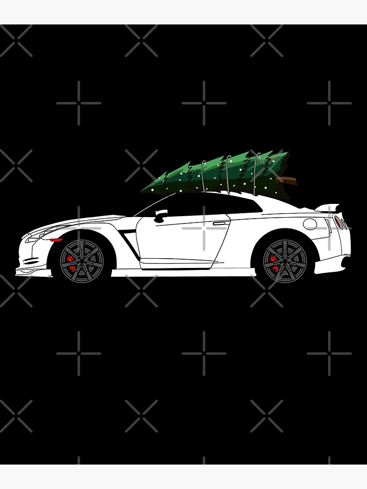 "Christmas Ugly Sweater R35 GTR Skyline JDM Tuning Car" Poster for Sale ...