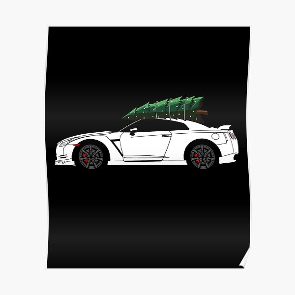 "Christmas Ugly Sweater R35 GTR Skyline JDM Tuning Car" Poster for Sale ...