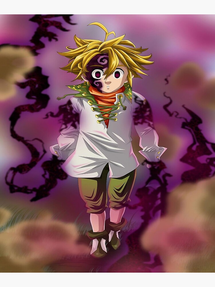 "the seven deadly sins meliodas demon" Poster for Sale by ...