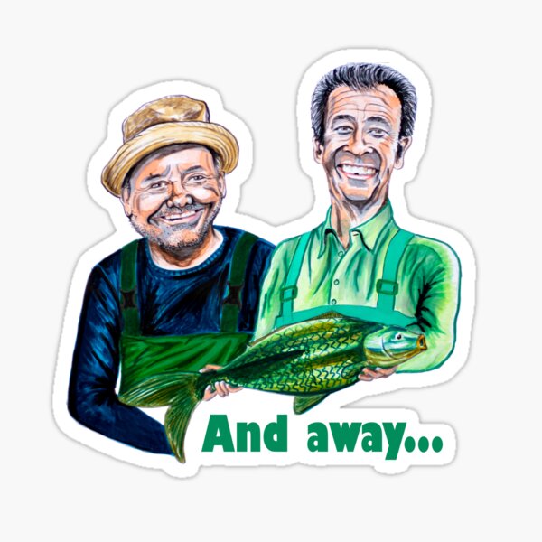 "Caricatures of Bob Mortimer and Paul Whitehouse - Gone Fishing ...