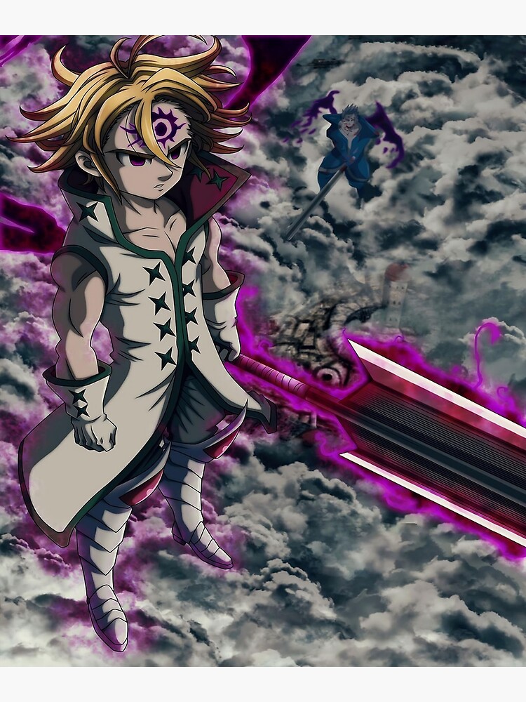 "the seven deadly sins meliodas art" Poster for Sale by chetterubyzans ...