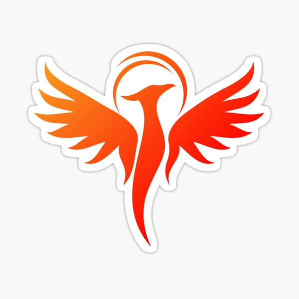 "Phoenix" Sticker for Sale by STYLE-1 | Redbubble