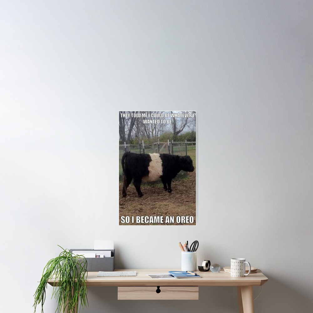 "Funny cow oreo - Meme" Poster for Sale by pusla | Redbubble