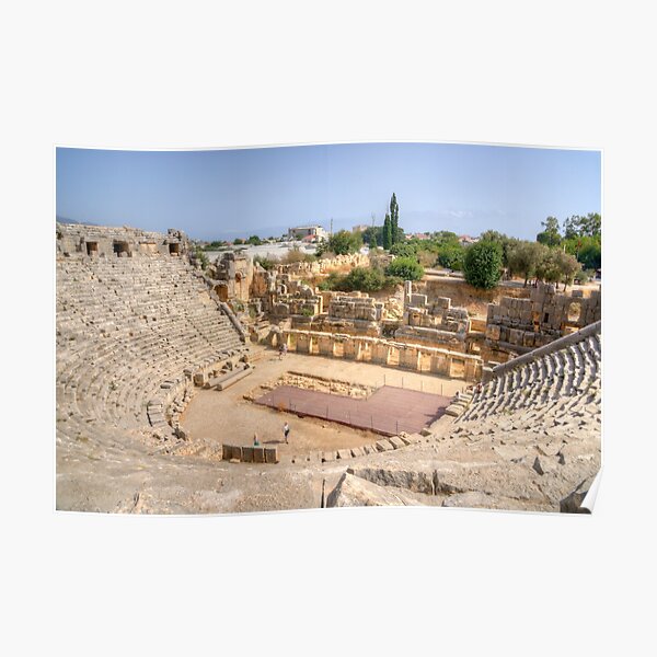"Myra Amphitheatre" Poster for Sale by hawkie | Redbubble