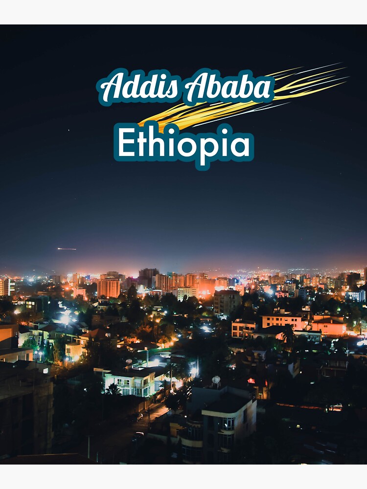 "Addis Ababa city, Ethiopia" Sticker for Sale by thenatureof | Redbubble