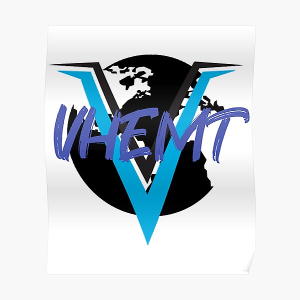"vhemt " Poster for Sale by LimbsDisarms | Redbubble