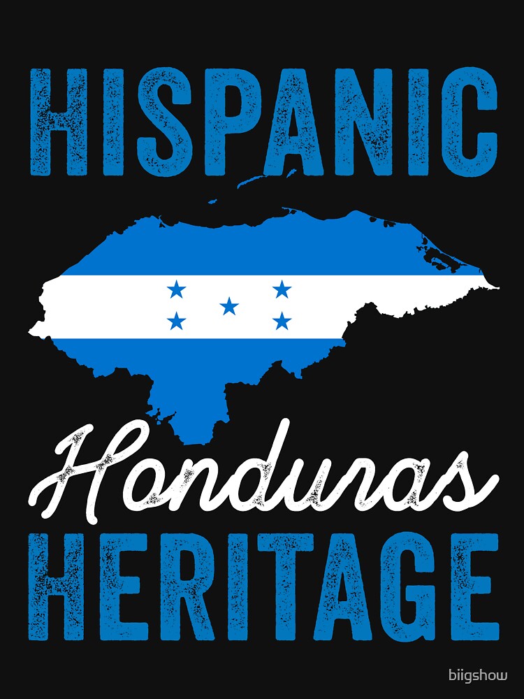 "Honduras Flag Hispanic Heritage Month Great Honduras Pride Gift" T ...