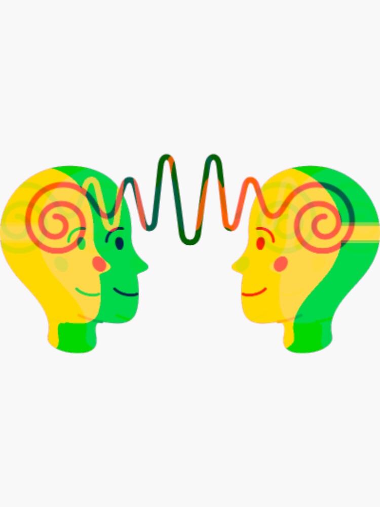 "Two mind's printable design" Sticker for Sale by cArtbitten | Redbubble