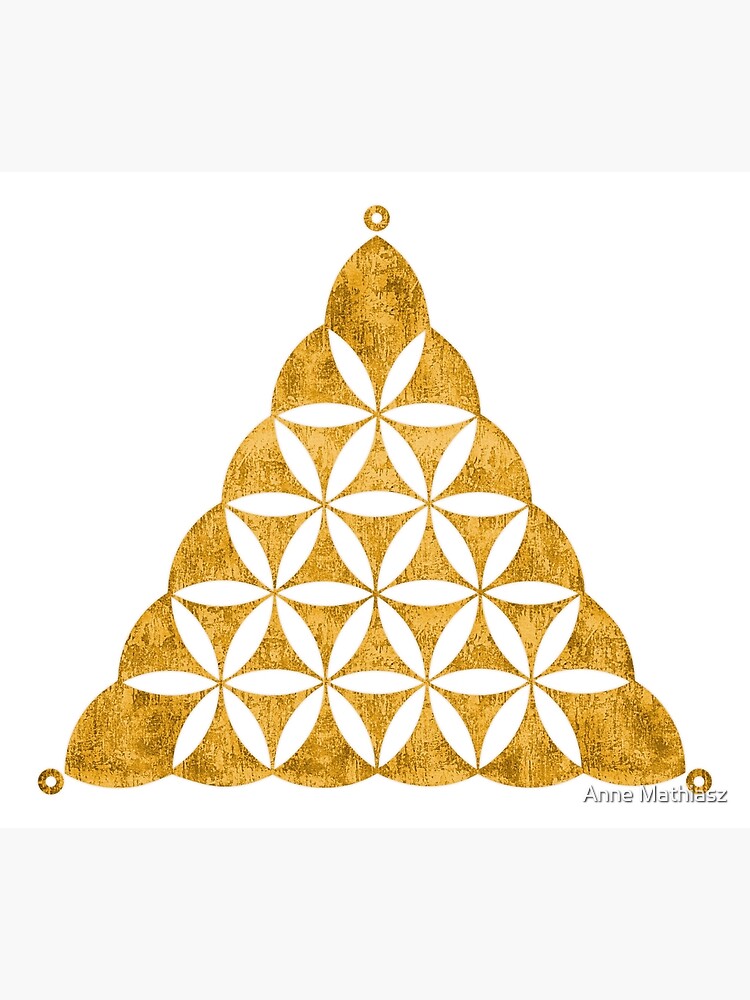 "Flower Of Life, Sacred Geometry, Crop Circle, Triangle" Art Print by ...