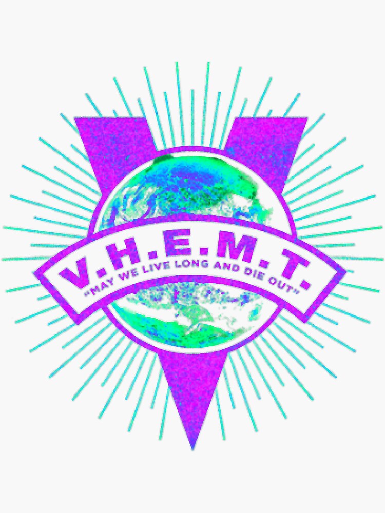 "Vhemt-Funny" Sticker for Sale by LimbsDisarms | Redbubble