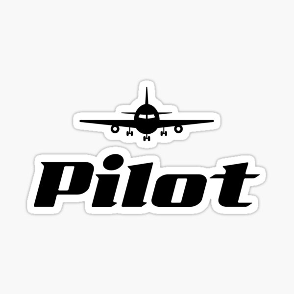 "Colorful Aviation Pilot" Sticker for Sale by NestaReign | Redbubble