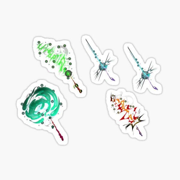 "magic wands premium pack" Sticker for Sale by hollywood37 | Redbubble