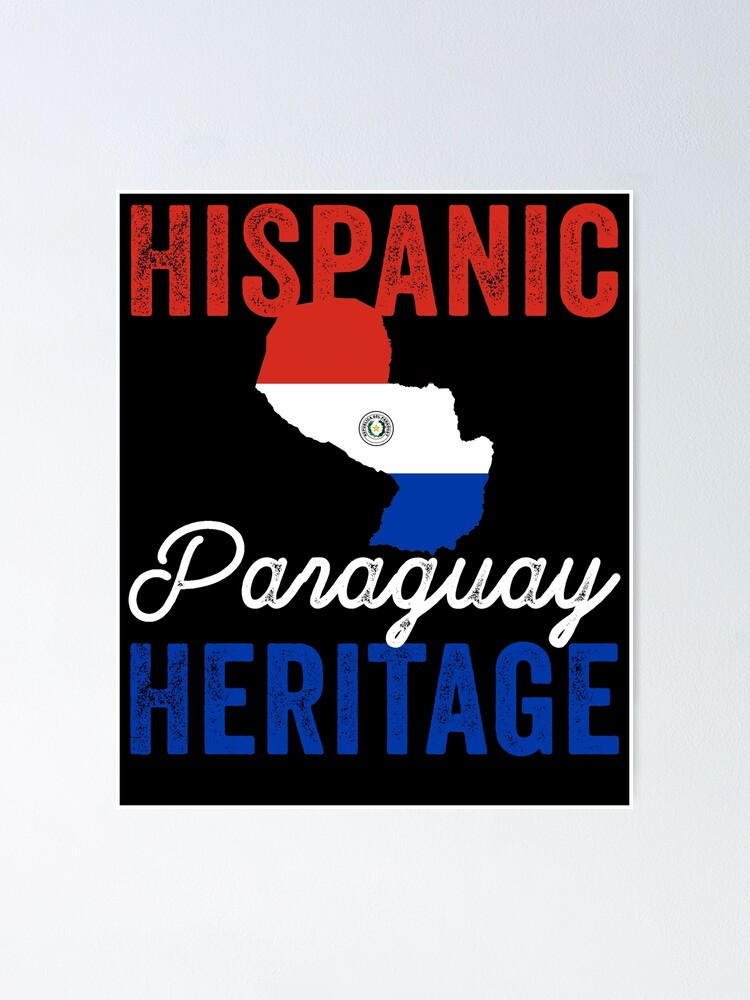 "Paraguay Flag Hispanic Heritage Month Great Paraguay Pride Gift ...