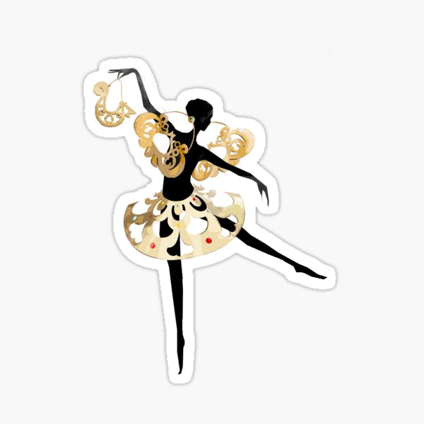 "Black Dancer - Black Beauty" Sticker for Sale by SHKillustrator ...