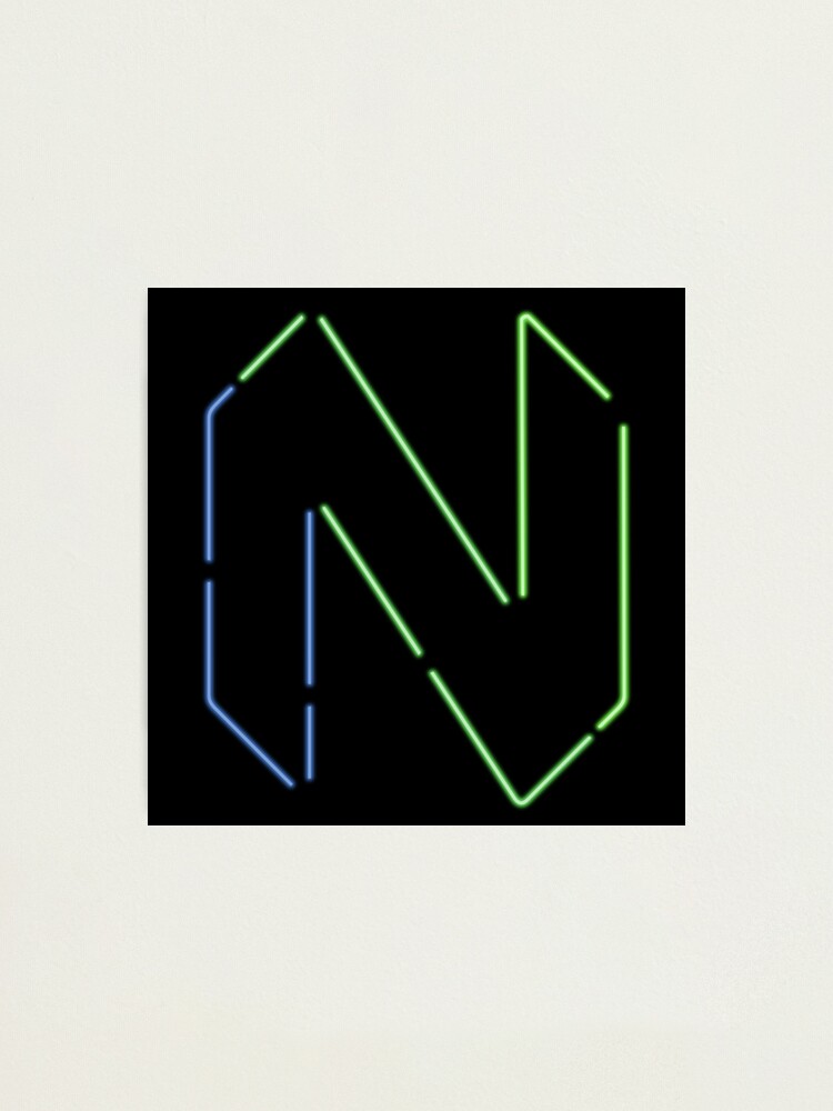 Lámina fotográfica «letrero de neón neovim | bifurcación vim del editor ...