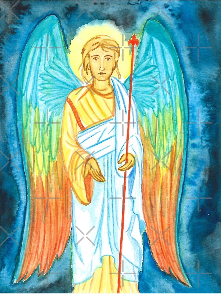 "Archangel Raphael" Sticker for Sale by Dominicards | Redbubble