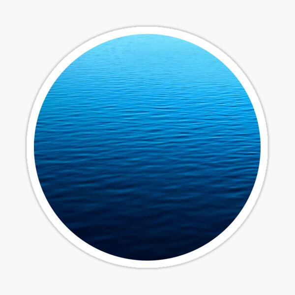"Deep Blue ocean water " Sticker for Sale by Ancient-Egypt | Redbubble