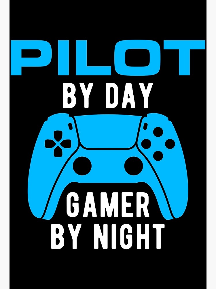 "Gaming Pilot Aviation" Poster for Sale by NestaReign | Redbubble