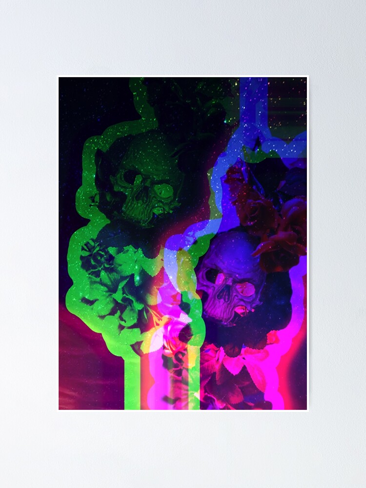 "Creepy glitchy aesthetic Halloween Skull face bro comin atcha straight ...