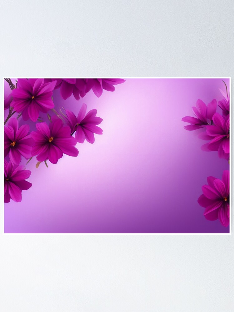 "Very subtle asexual pride flowers" Poster for Sale by Indetermin-Art ...