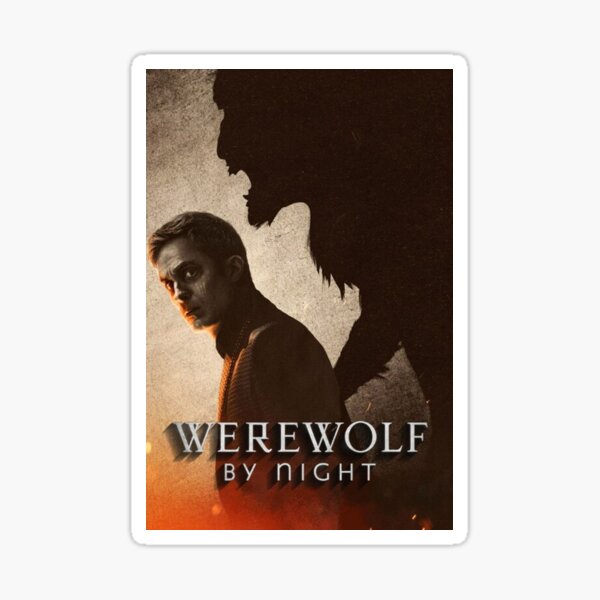 "Werewolf by Night Movie" Sticker for Sale by howarbe | Redbubble