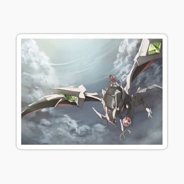 "Escaflowne Dragon" Sticker for Sale by ellygator | Redbubble