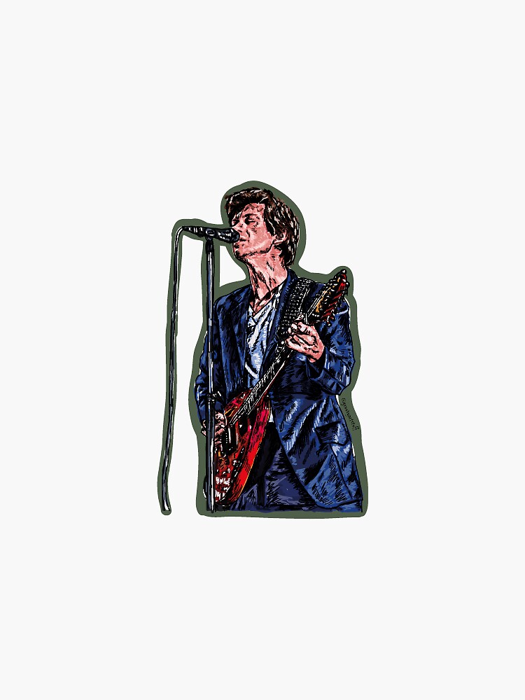 "Alex Turner Sticker" Sticker for Sale by GroovyArtStuff | Redbubble
