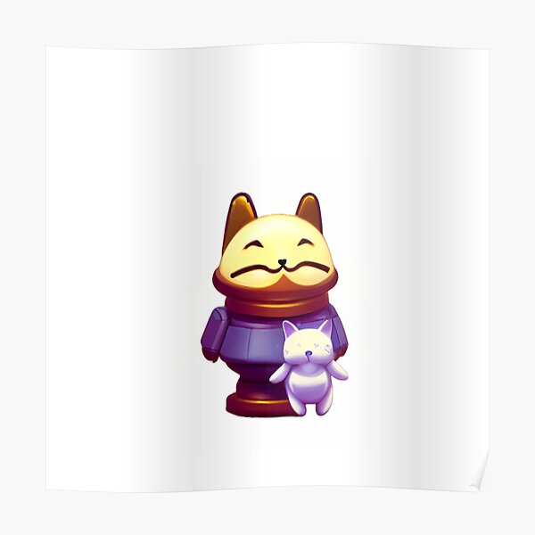 "Robot funny bee and puppycat" Poster for Sale by AIdesignsAI | Redbubble