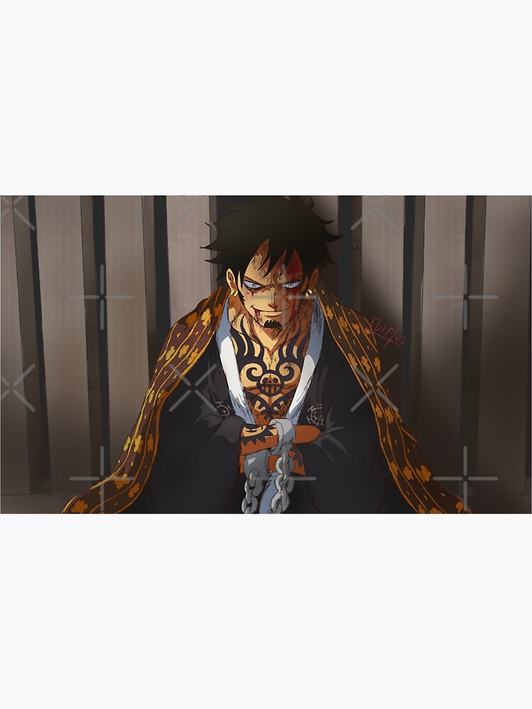 "Trafalgar Law. Óne Píece Wano Graphic Retro Mens Casual Graphic Tee ...