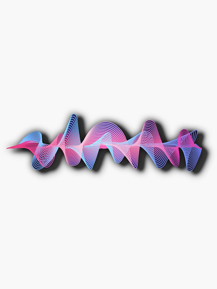 "Cosmic Sound" Sticker for Sale by PositiveMarket | Redbubble