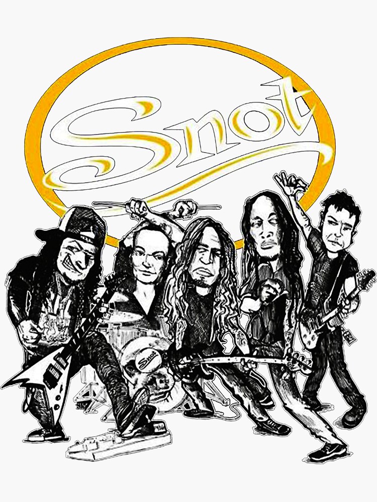 "Snot is an American nu metal band from Santa Barbara" Sticker for Sale ...