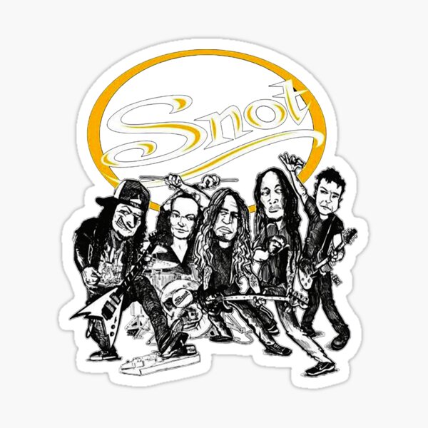 "Snot is an American nu metal band from Santa Barbara" Sticker for Sale ...