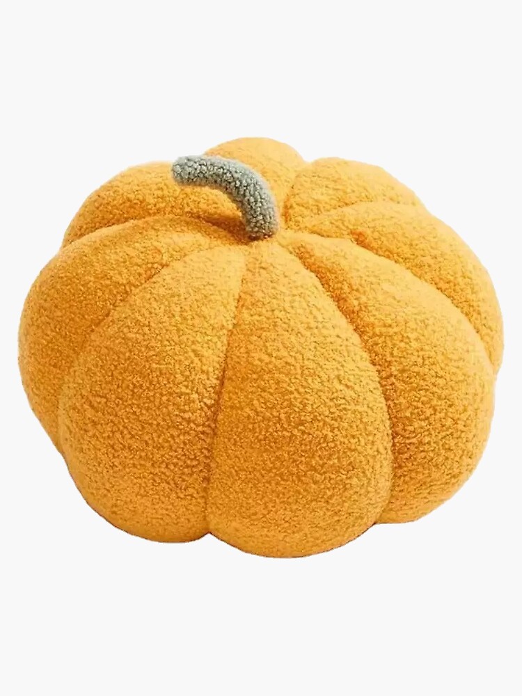 "fall Halloween cutie orange pumpkin stuffie" Sticker for Sale by ...