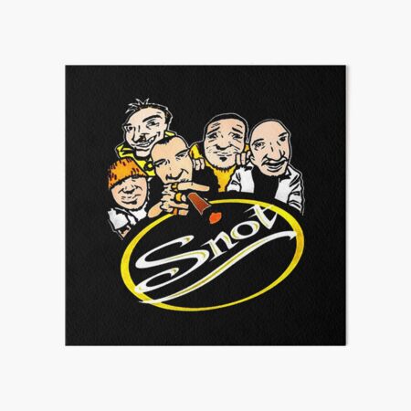 "Snot is an American nu metal band from Santa Barbara" Art Board Print ...
