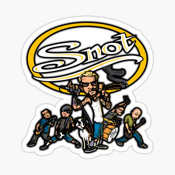 "Snot is an American nu metal band from Santa Barbara" Sticker for Sale ...