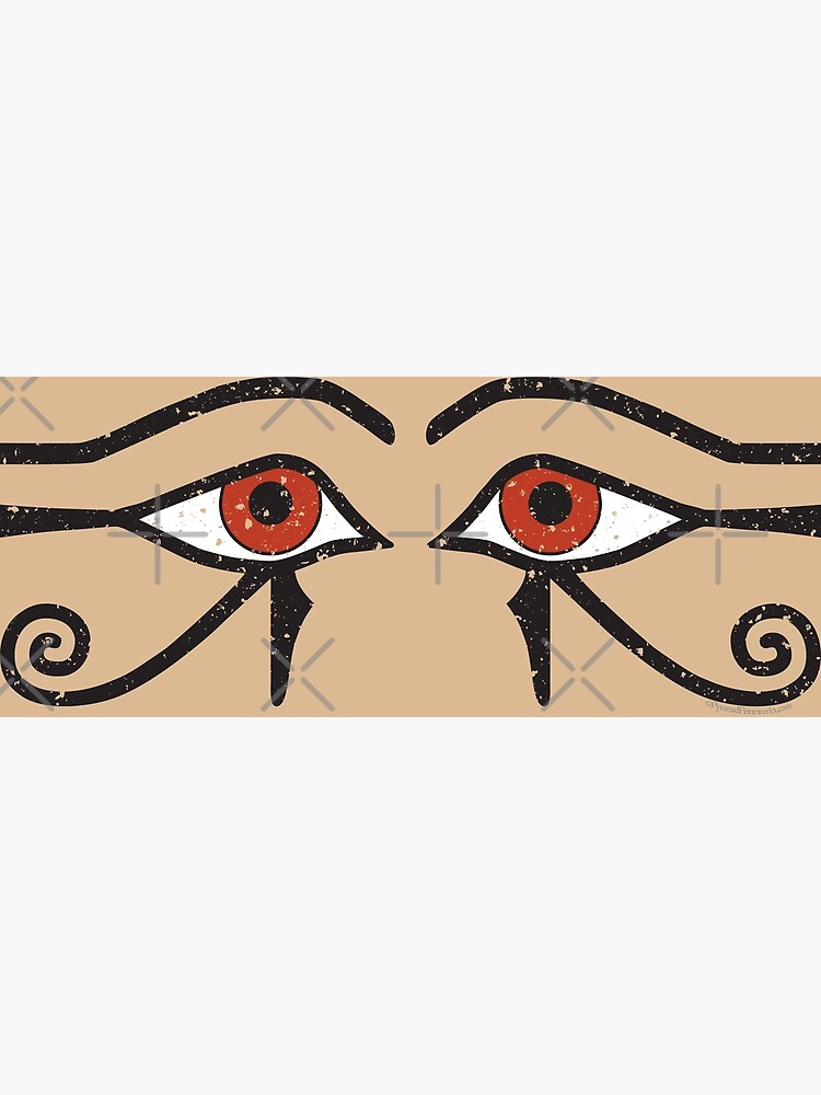 "Double Eye of Horus Ancient Egyptian Symbol of Protection (ST)" Art ...