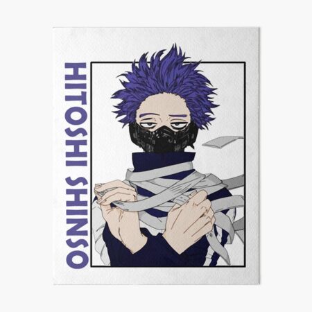 "Hitoshi Shinso with Mask, Buko No Hero Academia, Mha Anime" Art Board ...