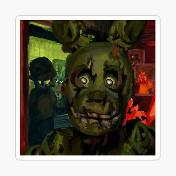 "Springtrap" Sticker for Sale by mazewithnoprize | Redbubble