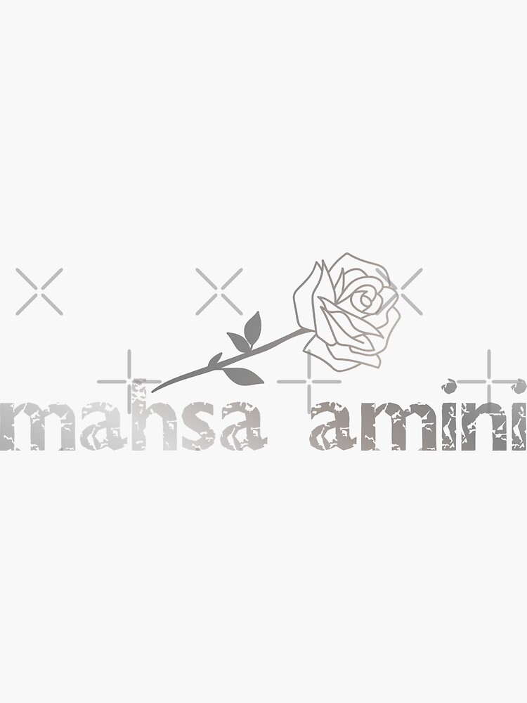 "Mahsa Amini" Sticker for Sale by turquoisethings | Redbubble