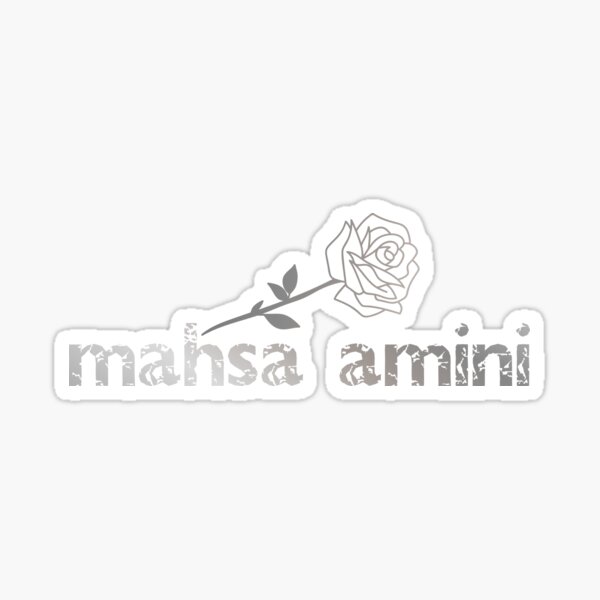 "Mahsa Amini" Sticker for Sale by turquoisethings | Redbubble