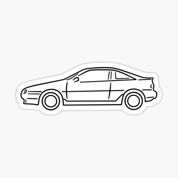 "Nissan NX Coupe" Sticker for Sale by AutoClub | Redbubble