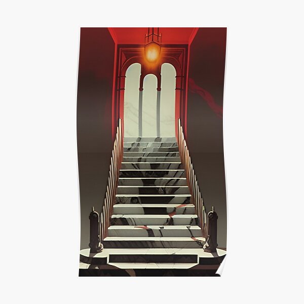 "Crumbling Staircase" Poster for Sale by AstraLowelle | Redbubble