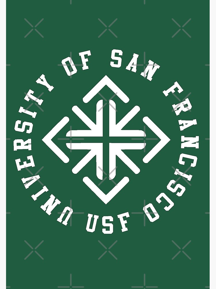 "University of San Francisco USF logo" Poster for Sale by MyUniversity ...