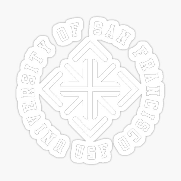 "University of San Francisco USF logo" Sticker for Sale by MyUniversity ...