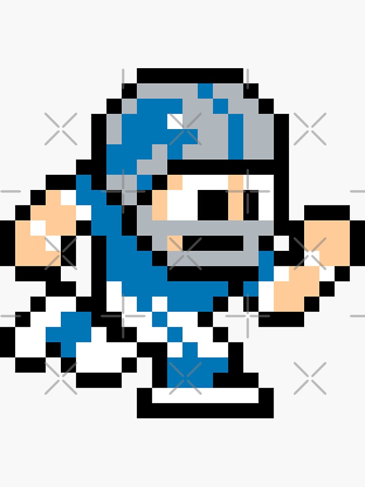 "Detroit Lions (Tecmo Super Bowl Football Player)" Sticker for Sale by ...