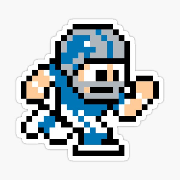 "Detroit Lions (Tecmo Super Bowl Football Player)" Sticker for Sale by ...