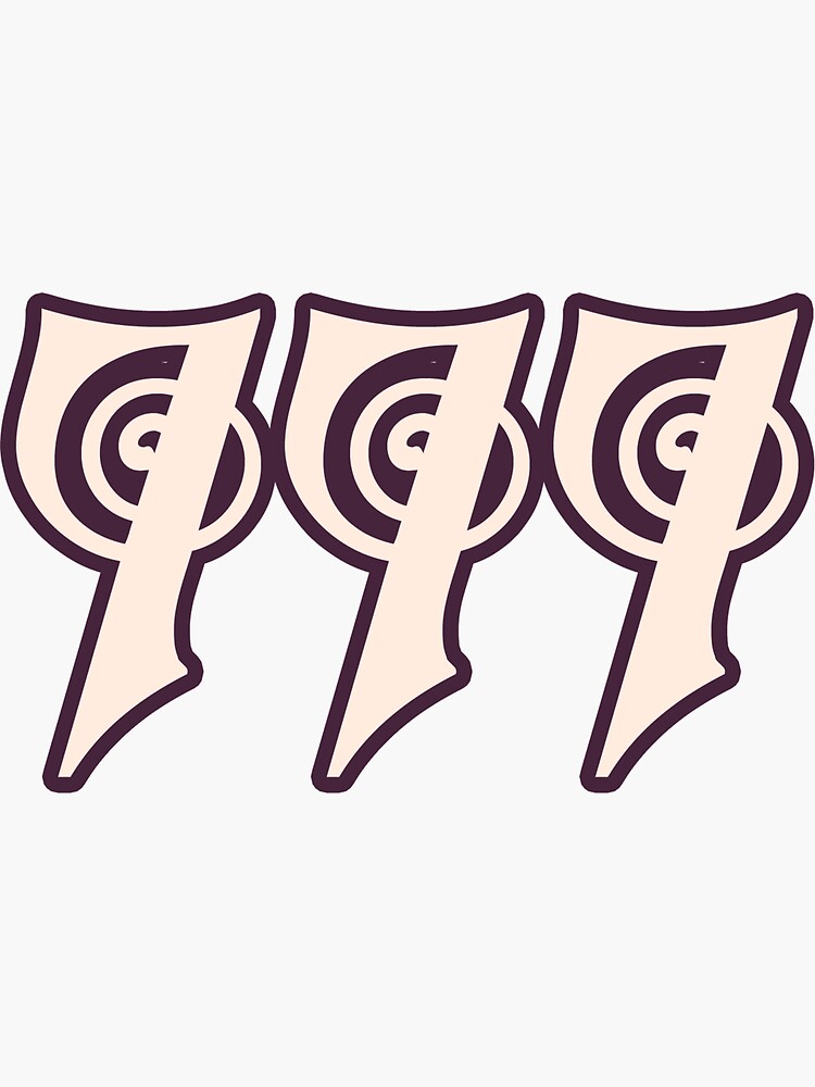 "Angel number 777" Sticker for Sale by aboutspiritual | Redbubble