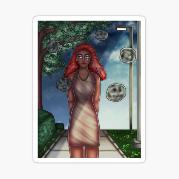 "Pluto - OC" Sticker for Sale by mochikookart | Redbubble