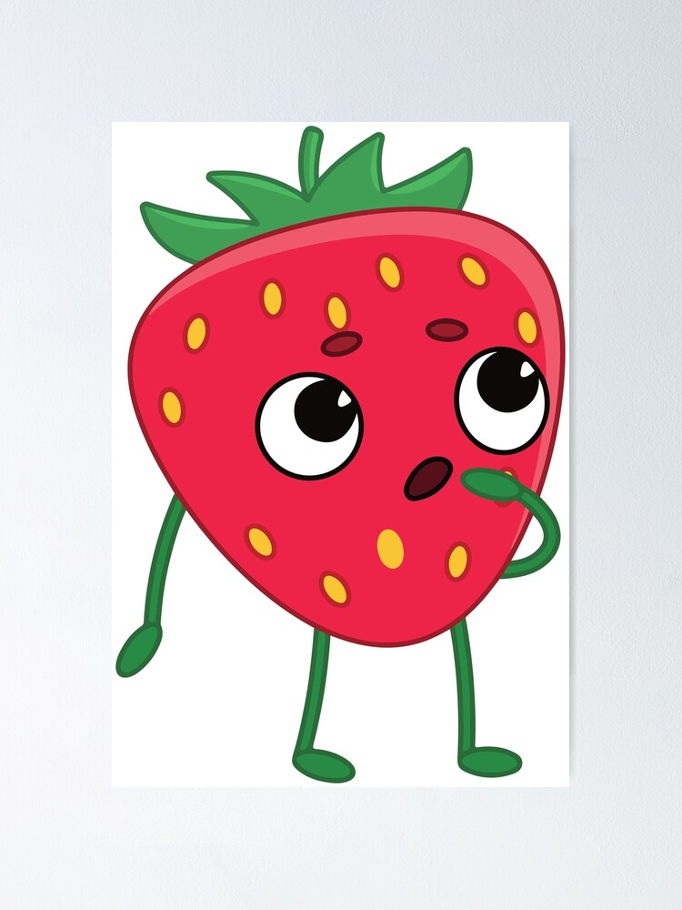 Kuromi Strawberry Poster For Sale By Arts2211 Redbubble