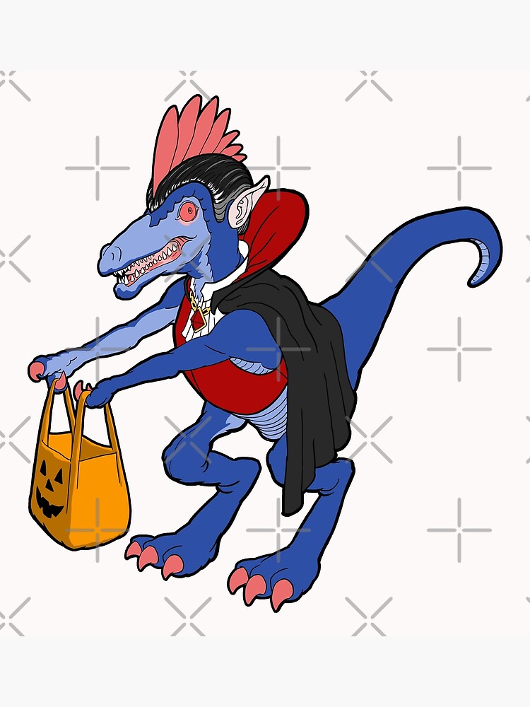"Dracula Raptor - Vampire Dinosaur" Poster for Sale by BrettsDrawings ...